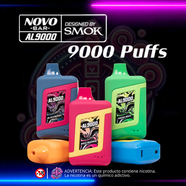 Producto en Venta, Novo Bar AL 9000 Puffs a un exclusivo precio de ...